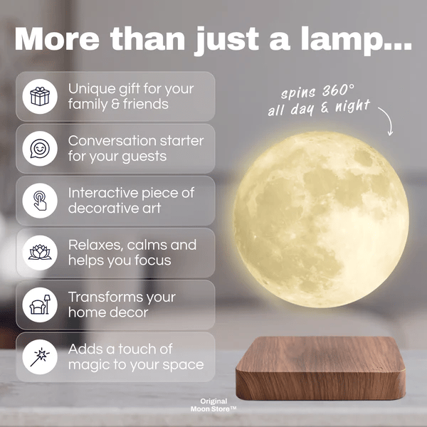Levitating Moon Lamp – mickcorbin